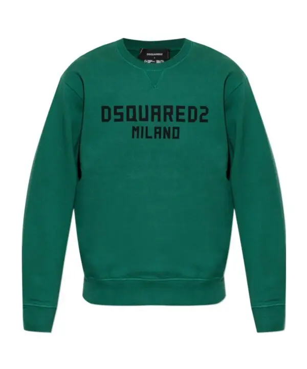 Dsquared2 Milano Cool-fit Crewneck Sweatshirt - Green