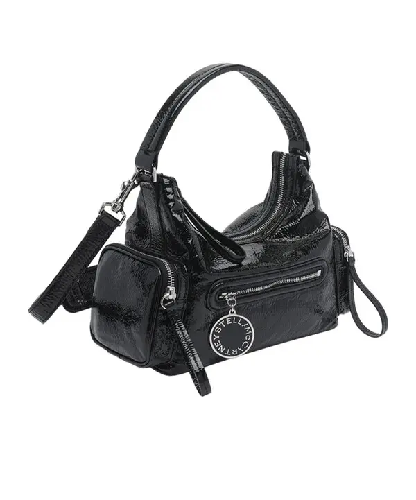 Stella McCartney Dartmoor Top Handle Shoulder Bag - Black