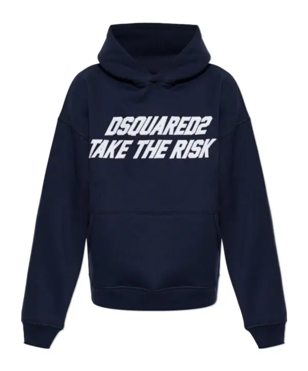 Dsquared2 Slogan-print Relaxed-fit Hoodie