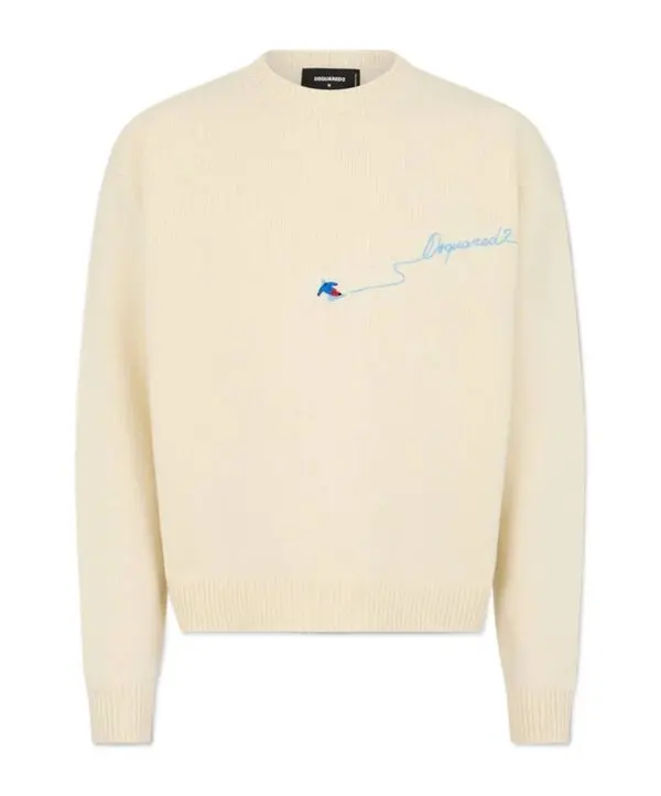Dsquared2 Crew-neck Sweater - White
