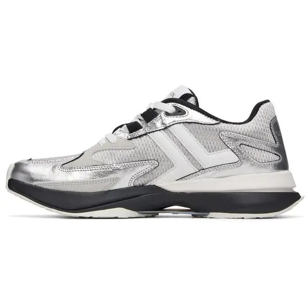 LANVIN Metallic-panelled Sneakers