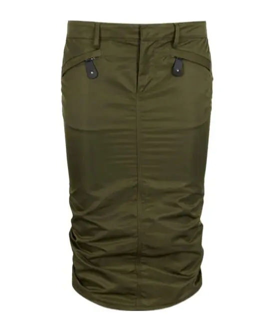 Dsquared2 Ruched Kick Skirt - Green