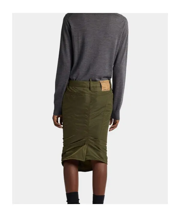Dsquared2 Ruched Kick Skirt