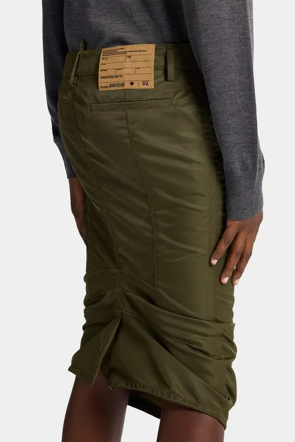 Dsquared2 Ruched Kick Skirt