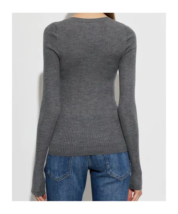 Dsquared2 Crew Neck Long-sleeved Knitwear