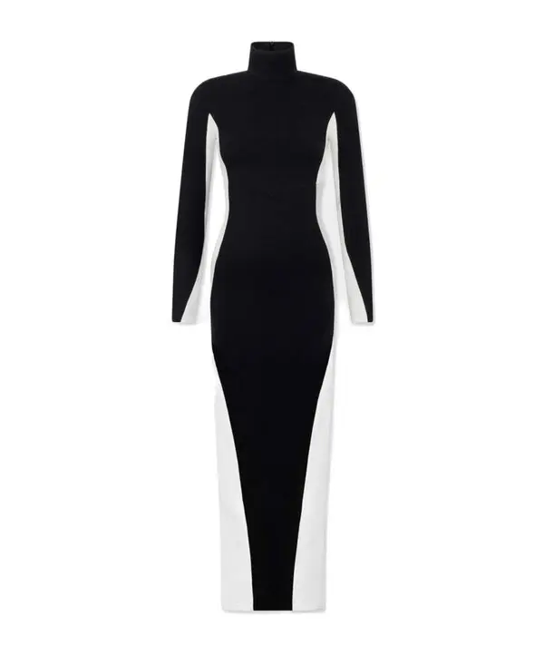 Dsquared2 Long-sleeve Maxi Dress - Black