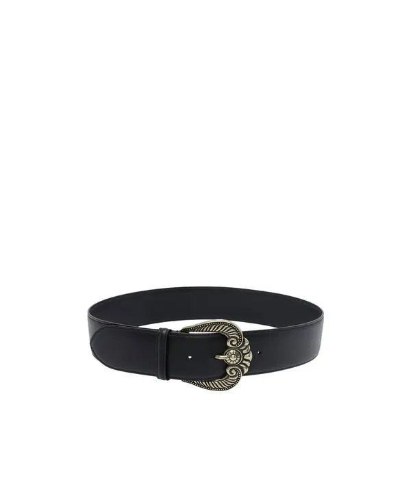 Etro Paisley Buckle Leather Belt - No