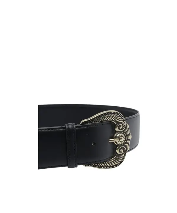 Etro Paisley Buckle Leather Belt - No