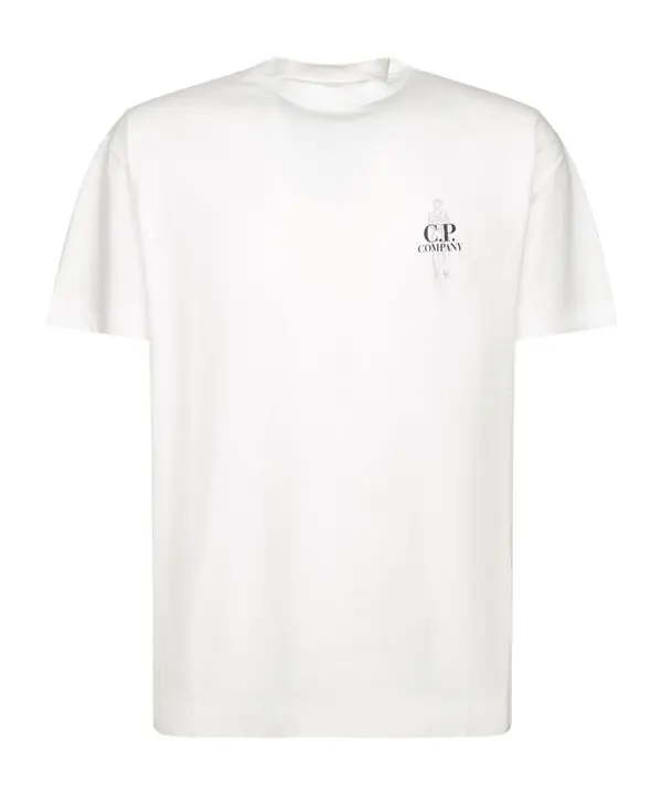 C.P. COMPANY Short-sleeved T-shirt - White
