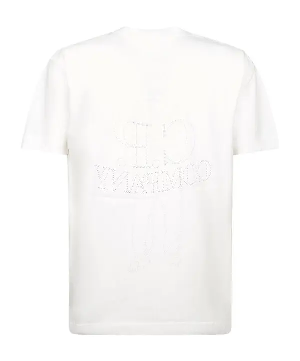 C.P. COMPANY Logo Detailed Crewneck T-shirt - White