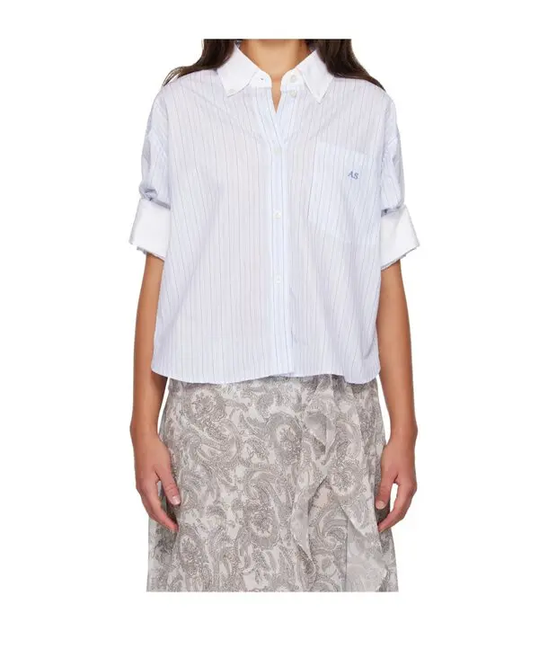 Acne Studios Short-sleeved Striped Shirt