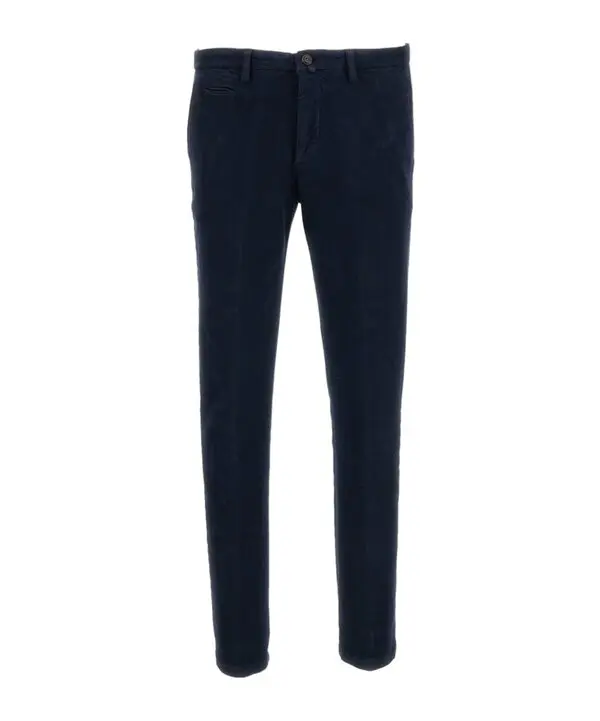 BRIGLIA 1949 Casual Pants With Belt Loops - Black