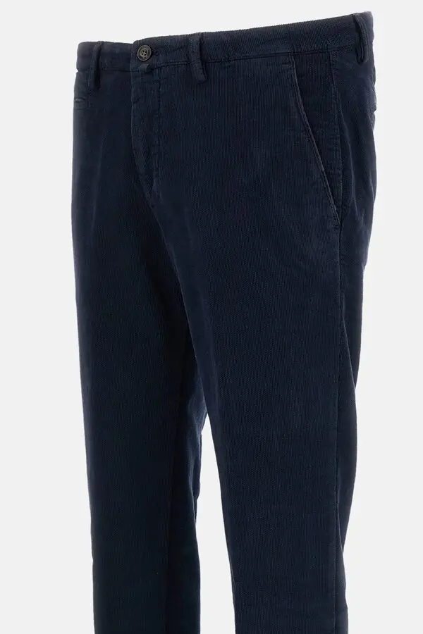 BRIGLIA 1949 Tailored Tapered Fit Trousers - Black