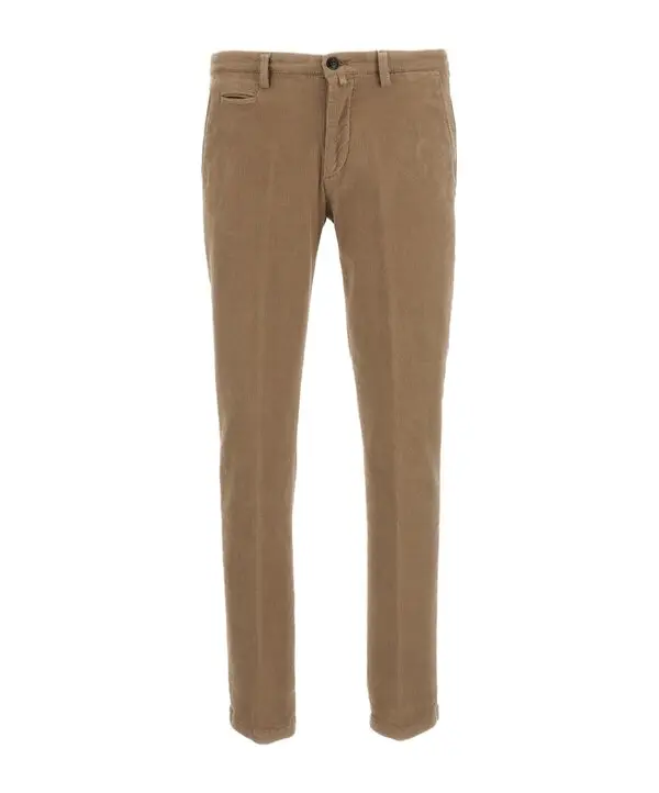 BRIGLIA 1949 Tapered Trousers With Belt Loops - No