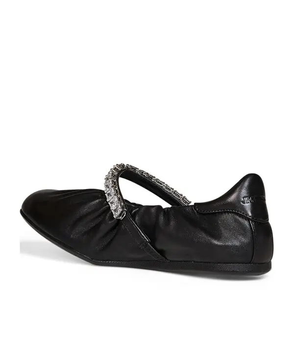 JIMMY CHOO Pleated Flats