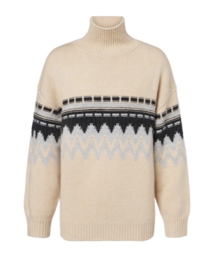 Jardin Des Orangers Fair Isle Cashmere Sweater - Beige