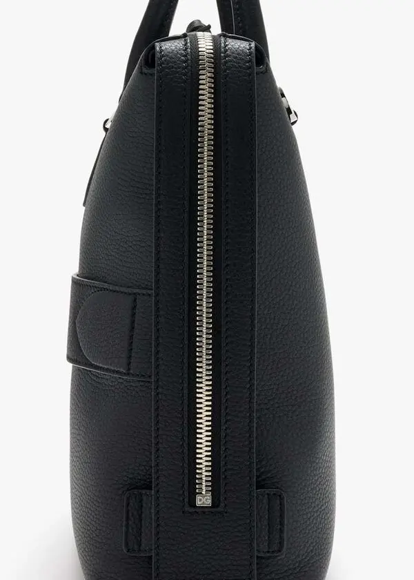 Dolce & Gabbana Logo Plaque Zipped Laptop Bag