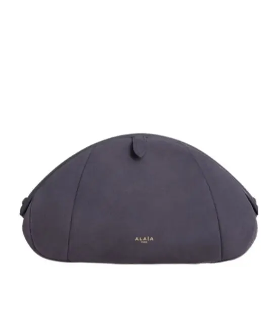 Alaïa Purse Small Clutch In Suede - Grey