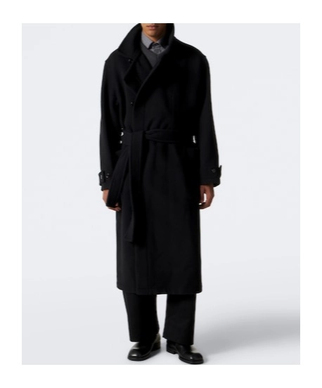 LEMAIRE Double-faced Wool High-neck Coat