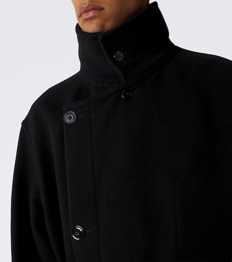 LEMAIRE Double-faced Wool High-neck Coat