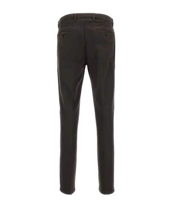 BRIGLIA 1949 Tailored Tapered Trousers - Black