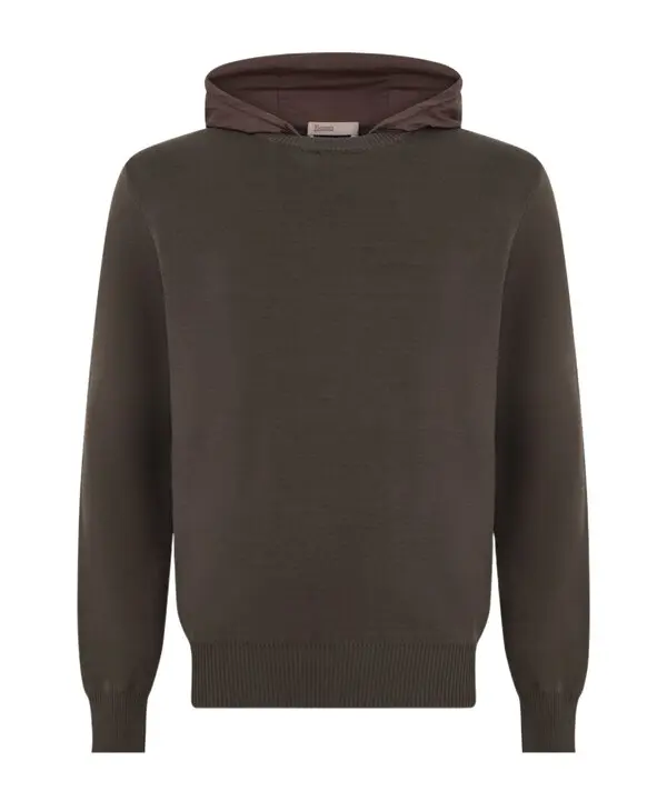 Herno Long-sleeve Hooded Sweatshirt