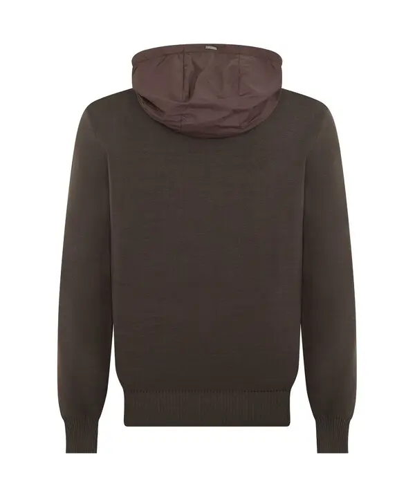 Herno Long-sleeve Hooded Sweatshirt