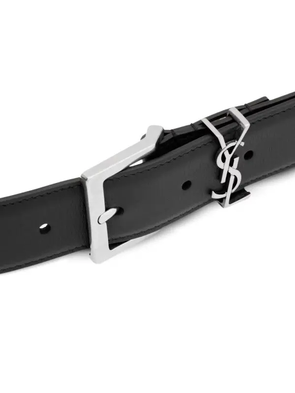 Saint Laurent Logo Belt