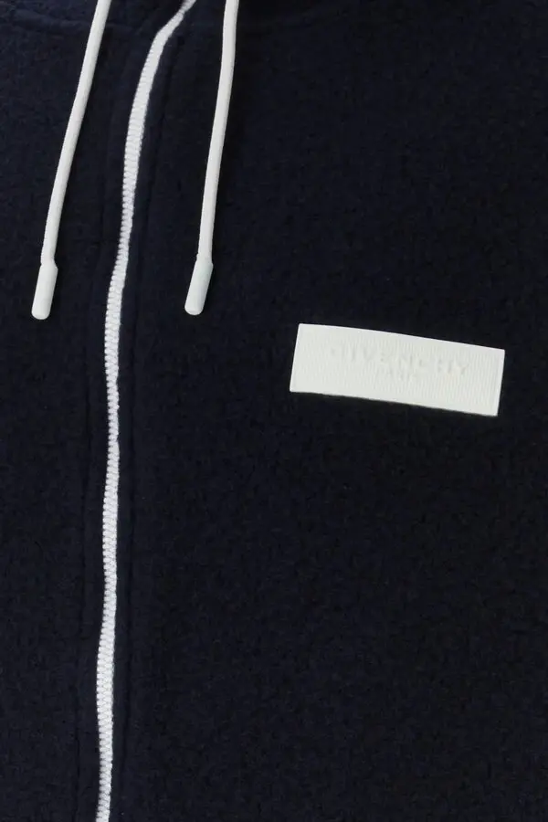 Givenchy Long-sleeved Hooded Casual Jacket - Navy Blue