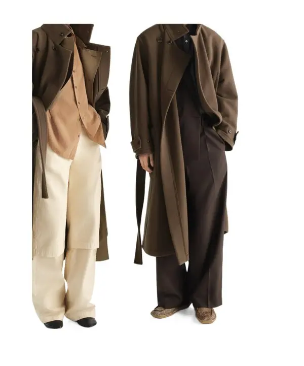 LEMAIRE Wrap Coat In Wool