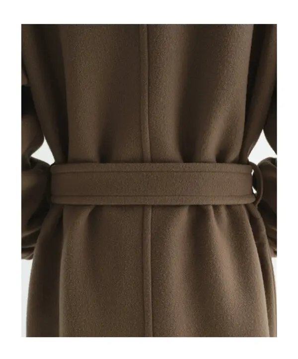 LEMAIRE Wool Wrap Coat - Thyme