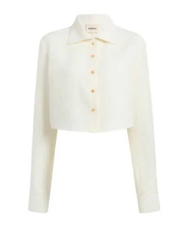 Khaite Single-breasted Lightweight Jacket - Cream