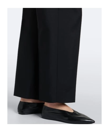 JIL SANDER Pleated Wool And Mohair Straight Leg Trousers