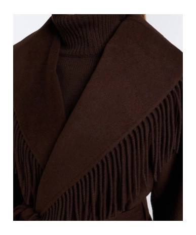 Simkhai Fringed Wool-blend Coat