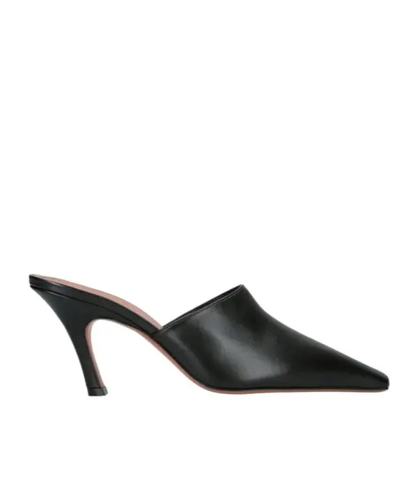 Amina Muaddi High-heeled Mules - Black