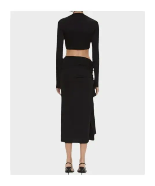 Christopher Esber Long-sleeved Ribbed Knit Top