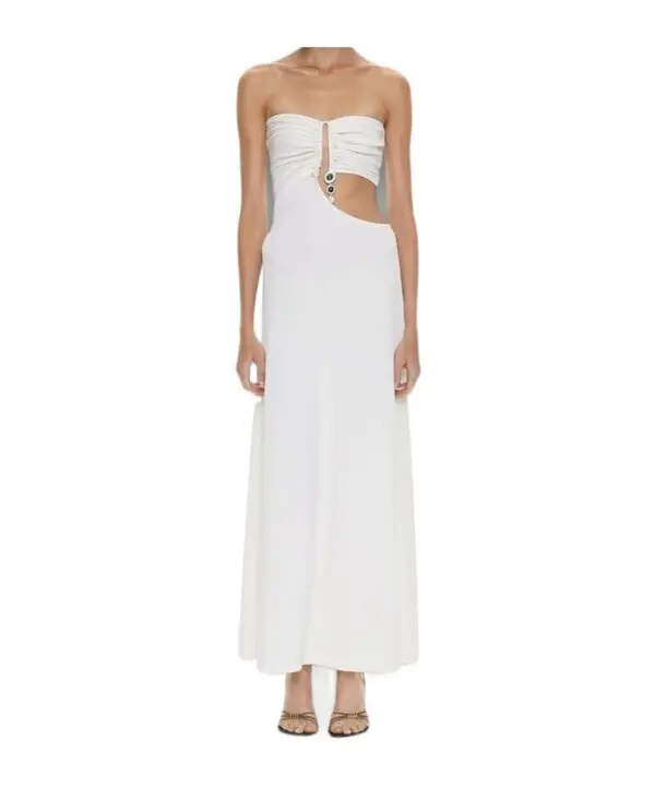 Christopher Esber Strapless Dress - White