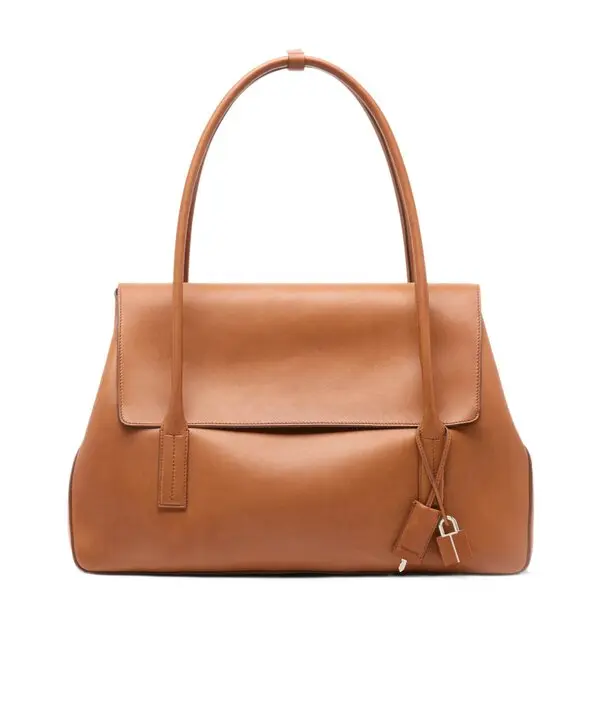 TOM FORD Natural Leather Eclipse Large Shoulder Bag