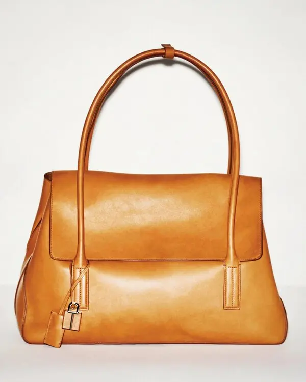 TOM FORD Natural Leather Eclipse Large Shoulder Bag