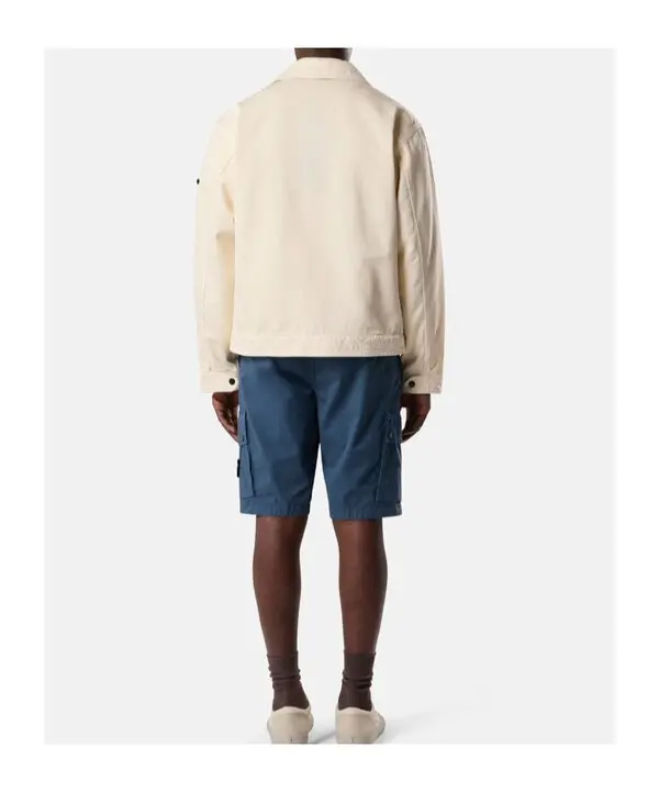 Stone Island Coach Jacket With Anti-drop Finish
