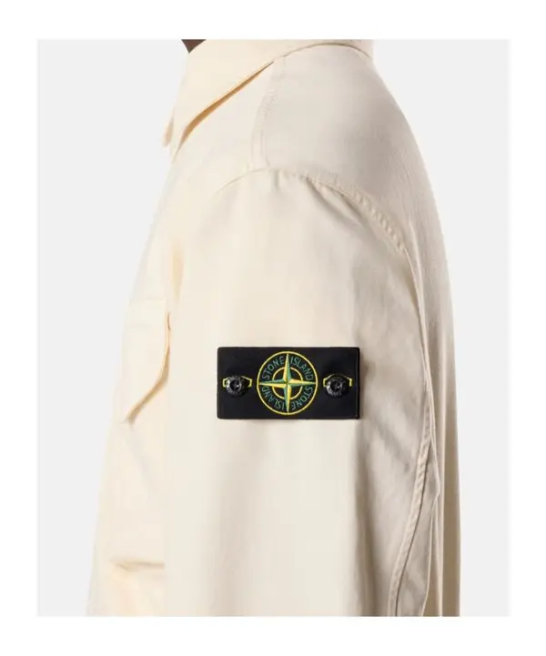 Stone Island Coach Jacket With Anti-drop Finish