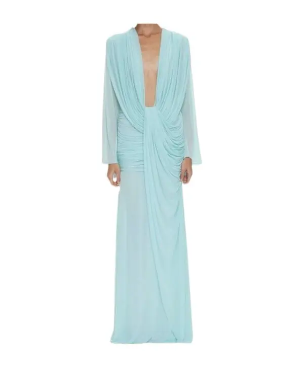 Christopher Esber Long-sleeved Dress - Mint Green
