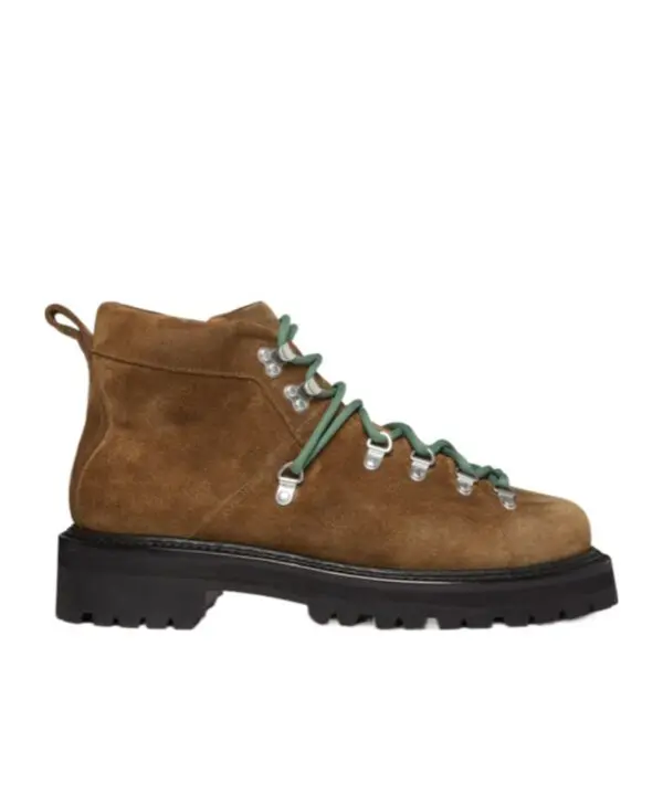 G.H. BASS  CO Suede Hiking Boots - Mid Brown