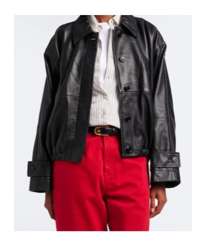 RÓHE Leather Blouson Jacket