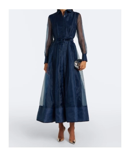 Simkhai Montgomery Shirt Dress - Blue