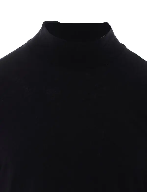 ANN DEMEULEMEESTER Lenart Mock-neck T-shirt - Black