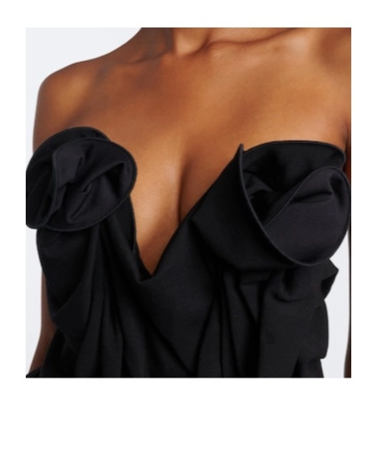 Magda Butrym Floral Appliqué Wool-blend Top