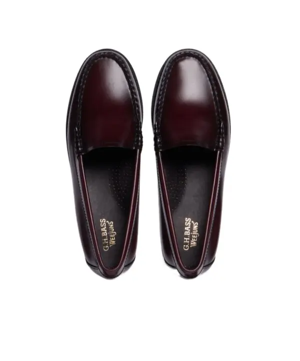 G.H. BASS  CO G.h. Bass Weejuns Venetian Loafers In Wine Leather