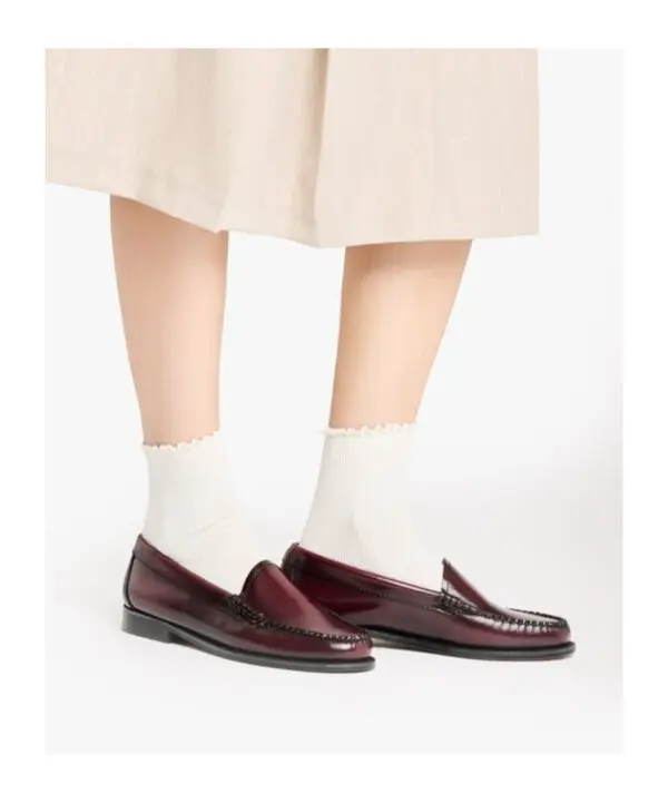 G.H. BASS  CO G.h. Bass Weejuns Venetian Loafers In Wine Leather