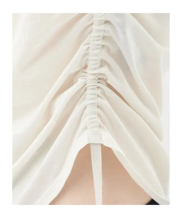 ANN DEMEULEMEESTER Lenart Mock-neck Long-sleeve Top - Ivory
